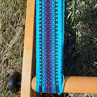 Inkle Weaving Letter Chart, How to Weave Letters on a Warp-faced Band ...