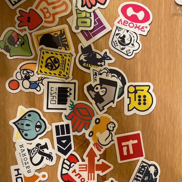 Splatoon Brand Logos New Logos and Splatoon 3 Graffiti Added - Etsy UK