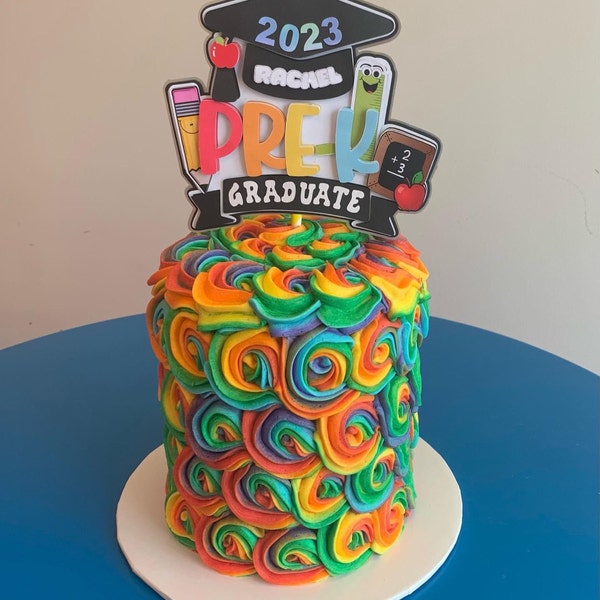 Pre Kindergarten Graduation Cake Topper, Kindergarten Graduation Party ...
