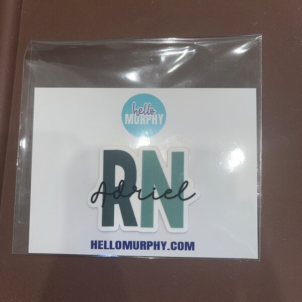 Personalized PT Sticker for Physical Therapist Gift - Etsy