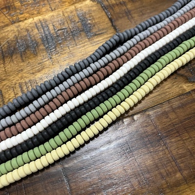 7mm White & Black Heart Letter Acrylic Bead/ Round Heart Beads/ Acrylic ...