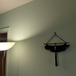 Crow Macrame Wall Hanging the Morrigu Crow - Etsy