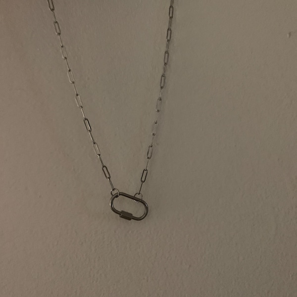 Heart Cross Necklace 18k Gold Stainless Steel Oval Link Chain Cross ...