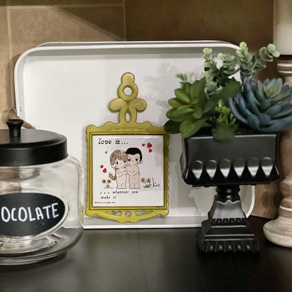 Vintage Post It Note Holder, Desk Organizer - Etsy