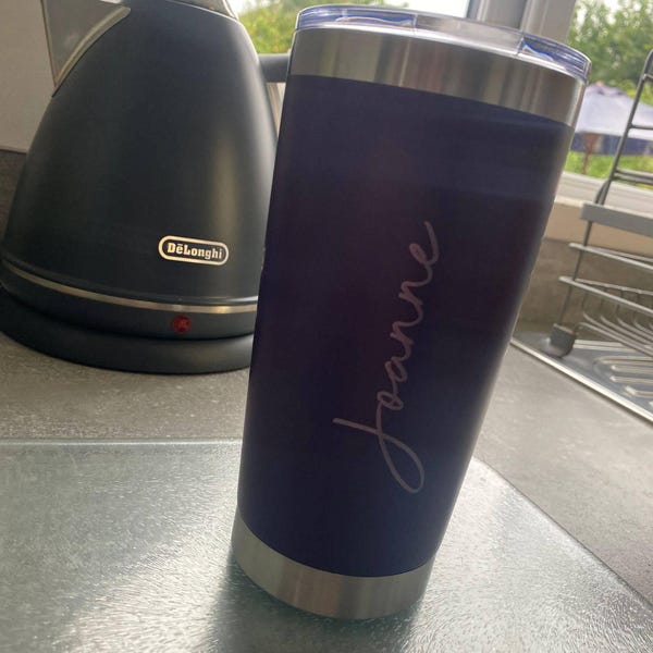 Personalised Large Name This Insulated Travel Cup Mug Chilly Chillys ...