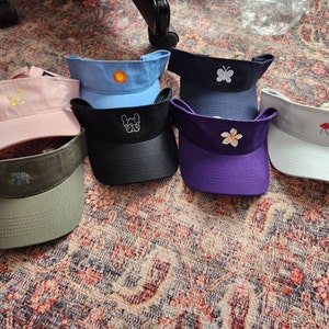 VISOR With Embroidered Mini Design Custom Visors Mens Visor Womens ...