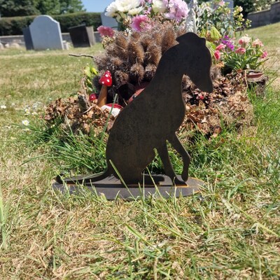 Rusty Metal Greyhound/whippet/lurcher Gift, Greyhound/whippet Outdoor ...