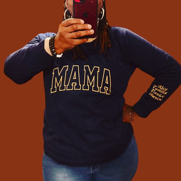 Mama Applique Embroidery Machine Sign Design Satin Stitch Mother's Day ...