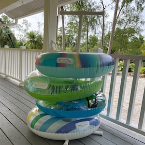 Pool Inner Tube Stacker - Etsy