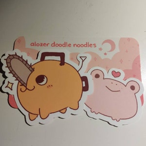 CSM Cursed Emojis Stickers & Sticker Sheet - Etsy