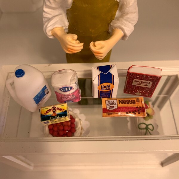 Miniature Food | Miniature Grocery | Dollhouse Miniature Kitchen ...