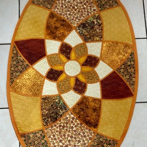 Sunny Dream Tablerunner Pattern Stained Glass Technique - Etsy