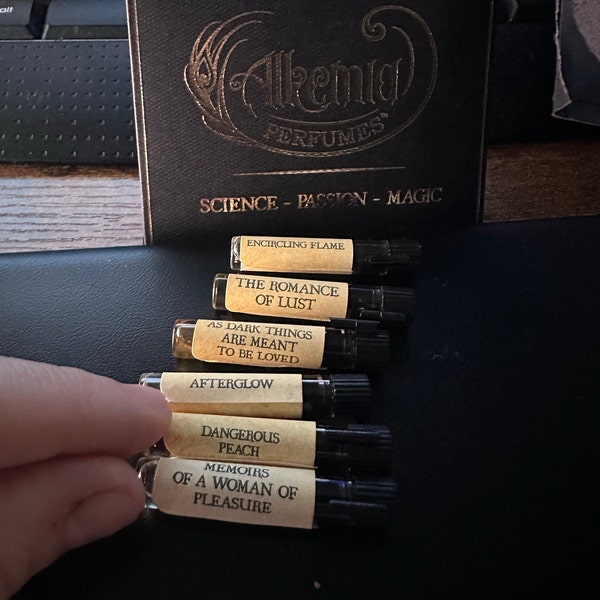 Build Your Own 5 Piece Perfume Sample Set - Extrait - Etsy