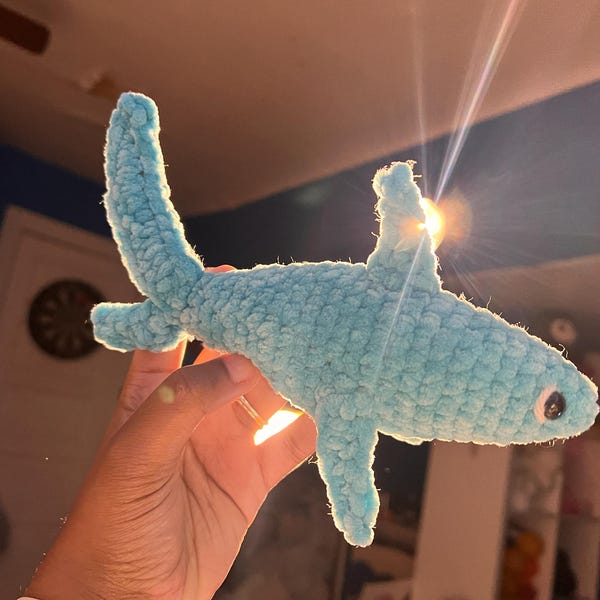 Thresher Shark Crochet Pattern | Anxious Shark Amigurumi PDF | LOW SEW ...