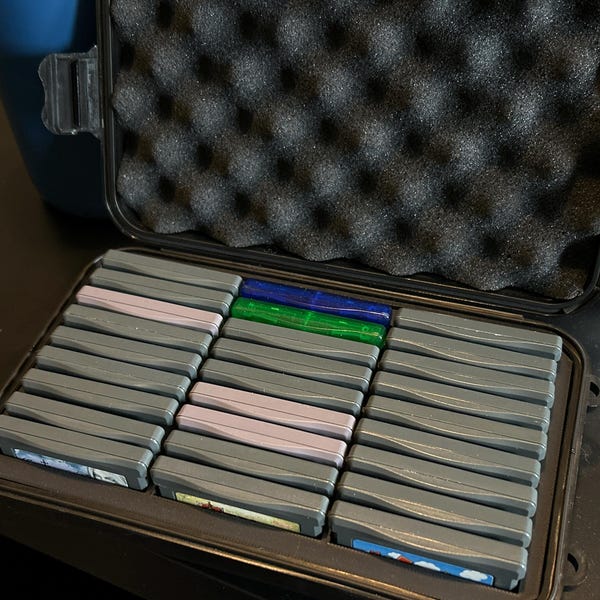 3D Printed Storage Box for 30 GBA Cartridges. (fully Assembled.) - Etsy