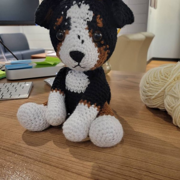 Aussie Puppies Crochet Pattern: Australian Shepherd, Dog Bed, Bone ...