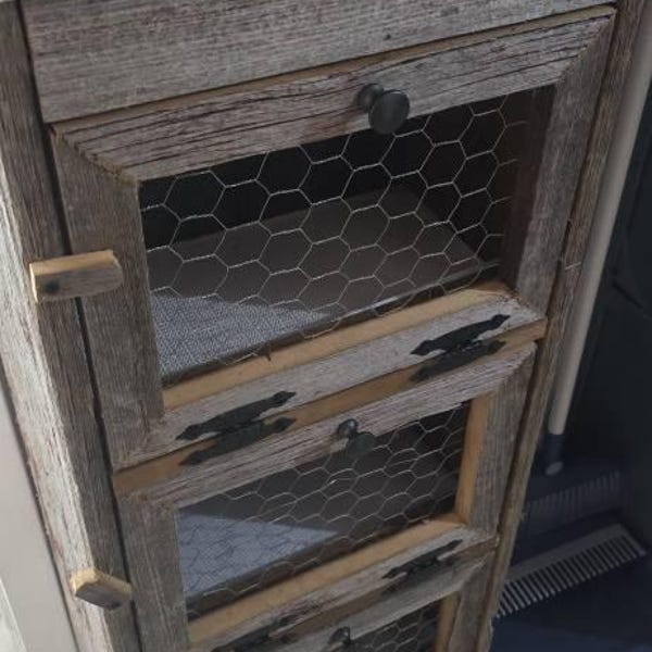 Large Functional Chicken Nesting Box Wall or Floor Mount Cabinet Made ...