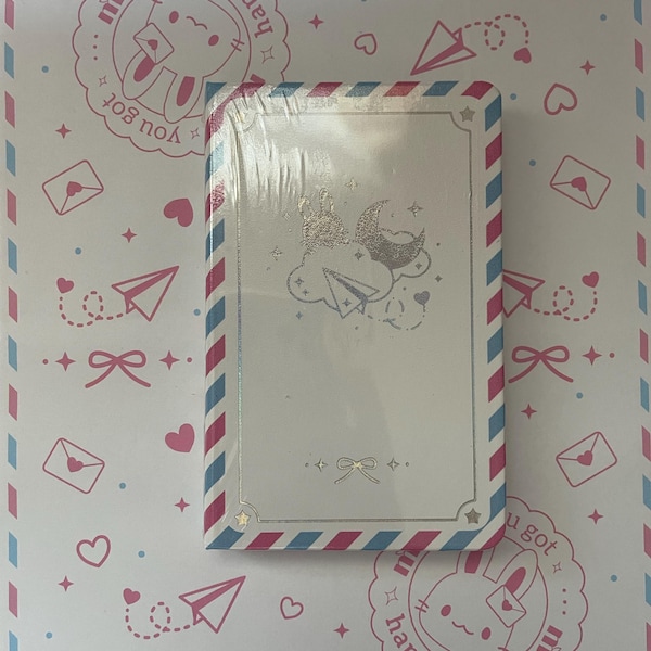 Airmail Bunny Rabbit | Red Blue Stripes | Ribbon | Grid Dots | Rainbow ...