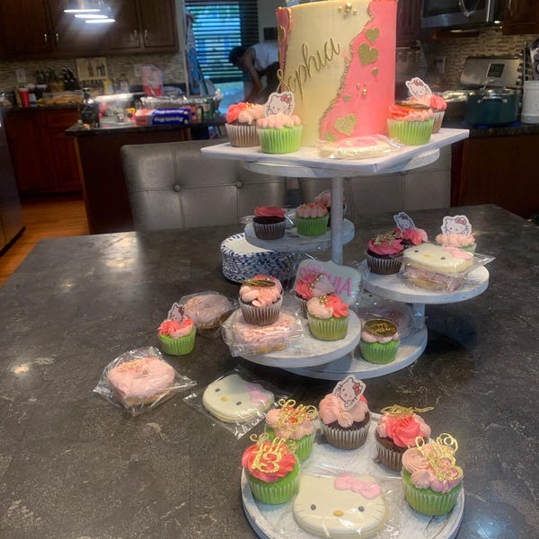 Hello Kitty Decorated Cookies - Etsy