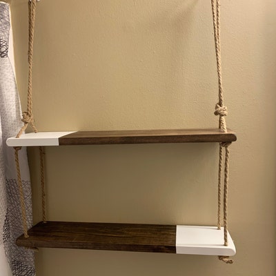 DUO Two Tone Shelf Hanging Shelf Hanging Shelves Two - Etsy
