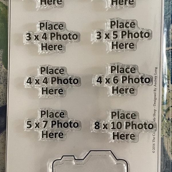 Place Photo Here Clear Stamp Set - Memory Book Stamps - Photo Stamps ...