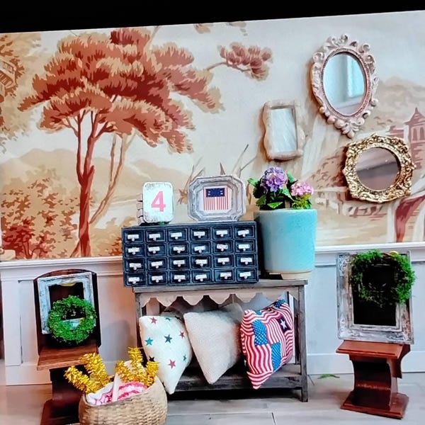 Dollhouse Miniatures Sign, General Store, Home Decor, Miniature Sign ...