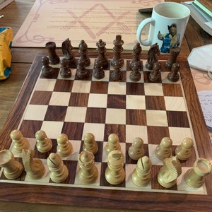 Ulbrich Series Complete Chess Set Combo With Boxwood & | Etsy