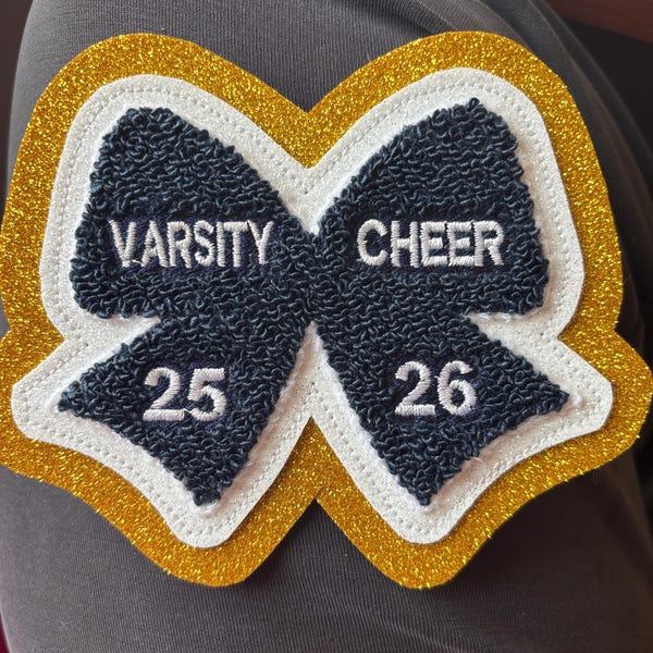 Captain Bow Custom Embroidered Patches for Letterman Jackets, Bags ...
