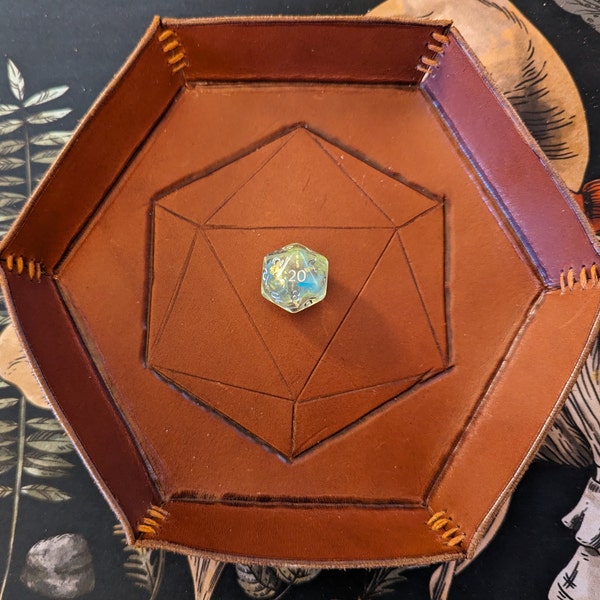 PDF Pattern: the Battle Box Large Leather Deck Box With Dice Storage ...