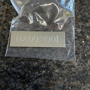 Personalised Trophy Engraving Plate 50mm X 15mm - Etsy