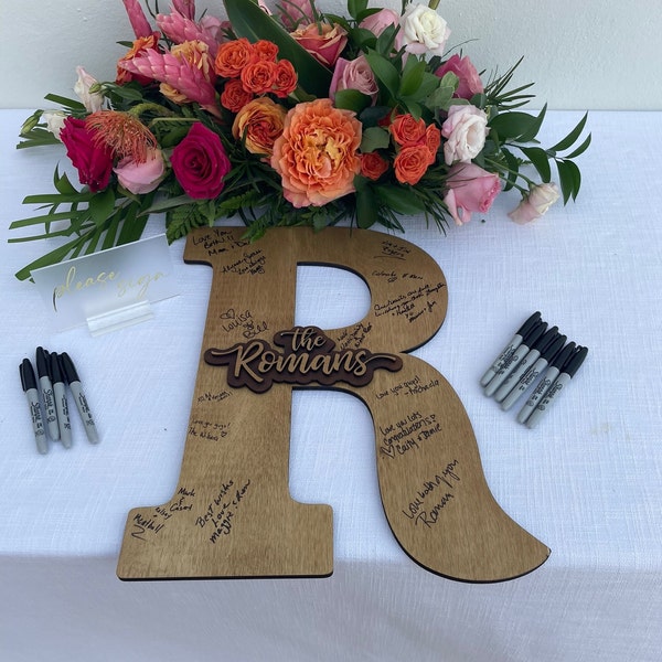 Custom Calligraphy Acrylic Sign for Events Weddings Special Occasions ...