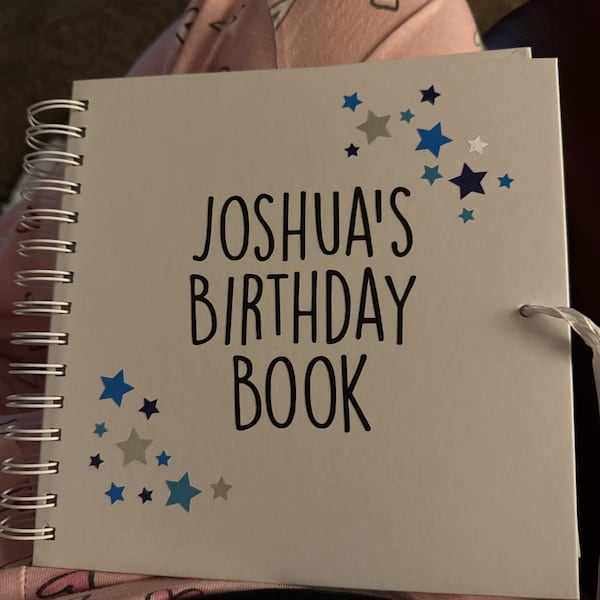 Personalised Birthday Memory Book | First Birthday | Memory Books ...