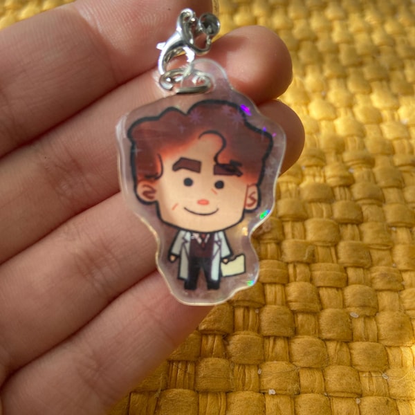 1.5 Inch House MD Glitter Acrylic Charm Keychains - Etsy