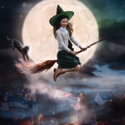 Magical Wizard Digital Background Wizard Backdrops Magic Backgrounds ...