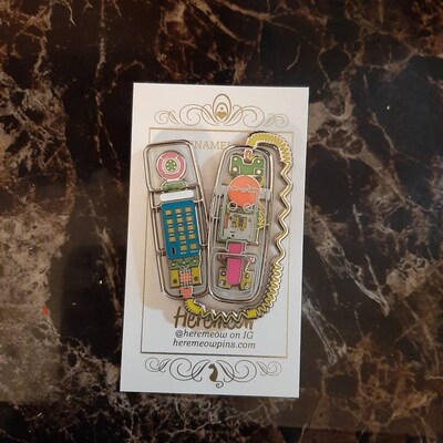 90s Makeup Case Hinged Enamel Pin Retro Nostalgic Toy Lapel - Etsy