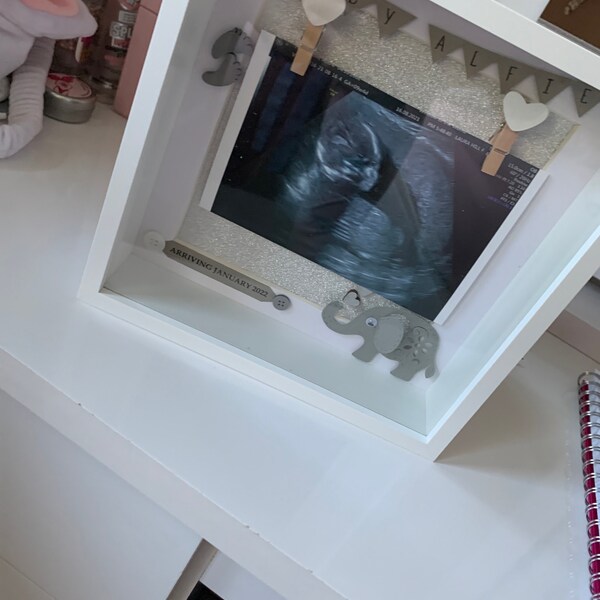 Personalised Baby Scan Frame/ Baby Scan Photo Frame/ First Scan, 20 ...