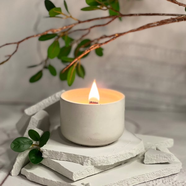 ORIA VESSEL L | 350 Ml / 12 Oz Candle Vessel Silicone Mould | Concrete ...