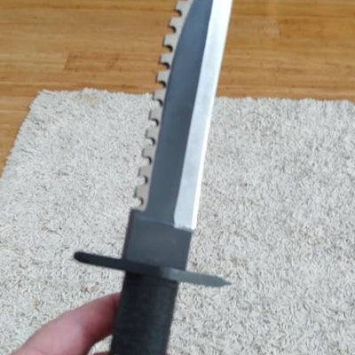 Handmade Tracker Knife Custom Handmade D2 Steel Tracker Hunting Knife ...