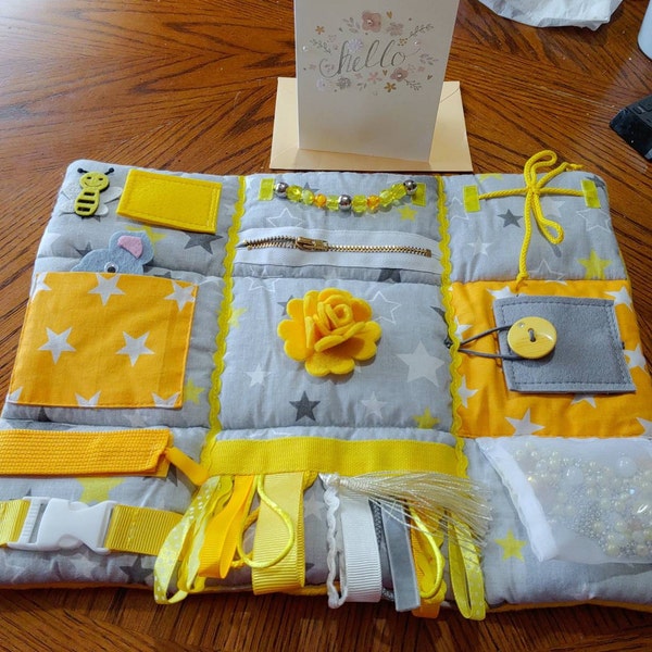 Adult Fidget Mat, Dementia Alzheimer Awareness, Memory Toy Busy Hands ...