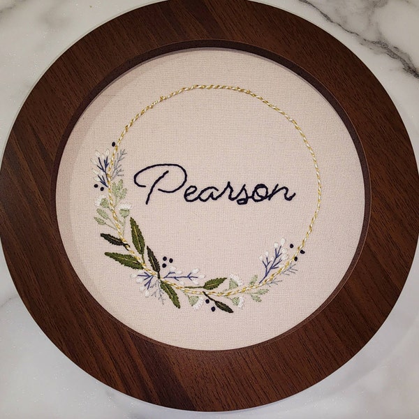 Personalised Name Embroidery Pattern, Perfect for Name Announcements or ...