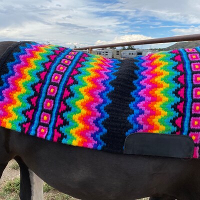Wool Saddle Blanket - Etsy