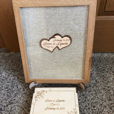 Wedding Sign, Box for Hearts, Gift for the Couple, Wooden Box, Wedding ...