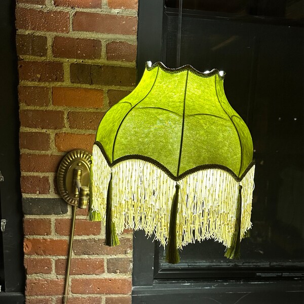 Handmade Silk Pleated Lamp Shades, Cream Lampshade Pendant for Table ...