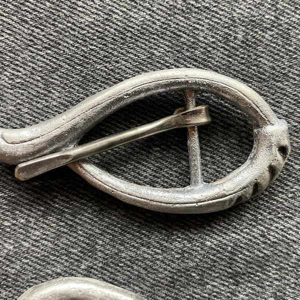 Elven Leaf Buckle II, Brass or Aluminium, Larp, Renaissance, Elvish ...