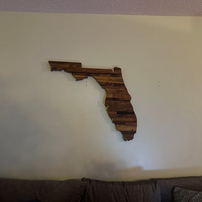 Florida Rustic Wood State Cut Out, Florida Sign, Florida Wood Sign - Etsy