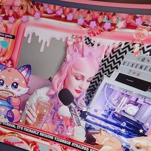 Stream Starting Soon Screen / Twitch Overlay / Vtuber Background/ Pixel ...