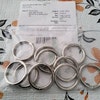 Steel Metal O-rings Welded Metal Loops Round Formed Rings Silver Color ...