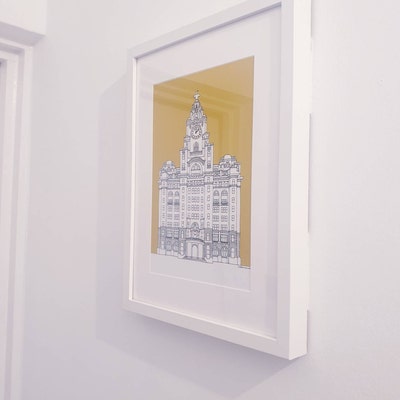 Liver Building Print Liverpool Print Liverpool Prints Liverpool ...