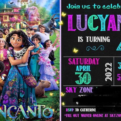 Encanto Invitation Encanto Birthday Invitation Encanto Party Encanto ...