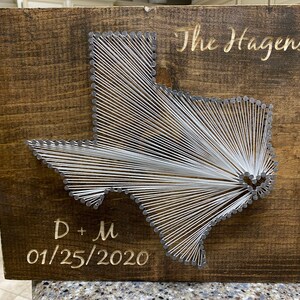 Iowa State String Art Iowa Decor State String Art Iowa Nail | Etsy